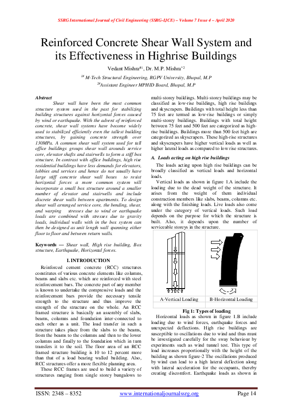(PDF) Reinforced Concrete Shear Wall System and its Effectiveness in ...