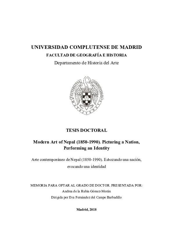 (PDF) Modern Art of Nepal (1850-1990). Picturing a Nation, Performing ...