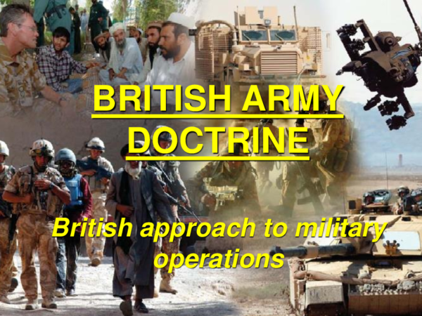 (PDF) BRITISH ARMY DOCTRINE British approach to military operations