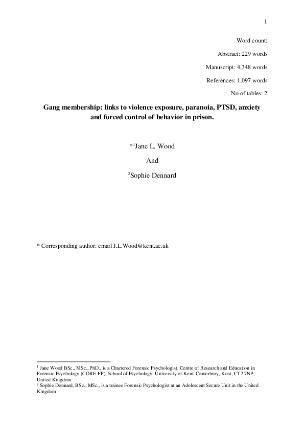 (PDF) Ptsd paranoia paper Psychiatry IBP- full FV