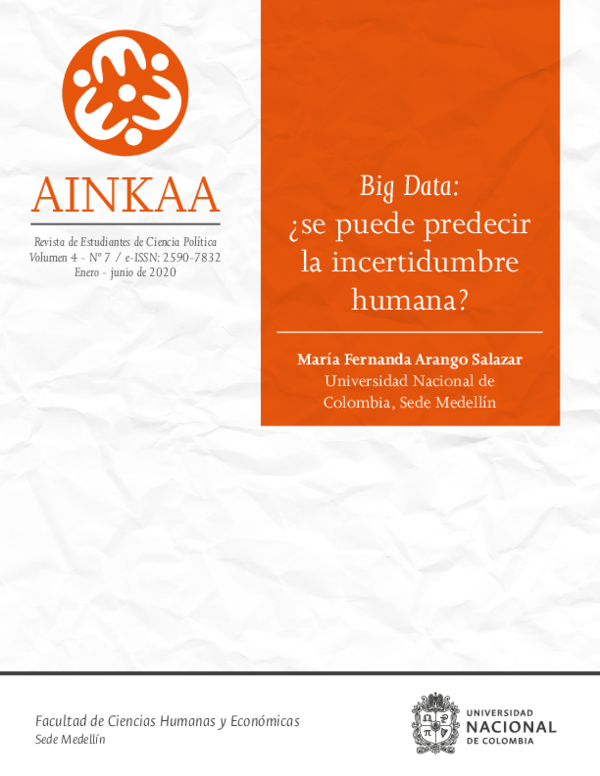 (PDF) Big Data: ¿se puede predecir la incertidumbre humana