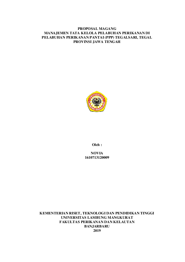 (PDF) PROPOSAL MAGANG