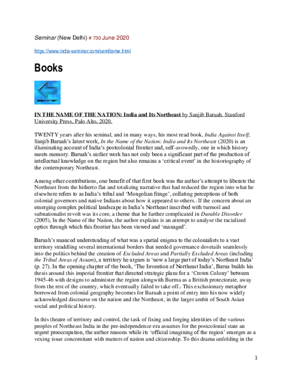 (PDF) ITNN Rakhee Kalita Review Seminar