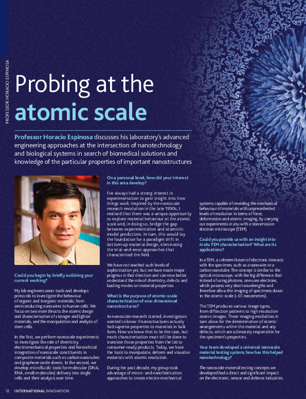(PDF) Probing at the atomic scale