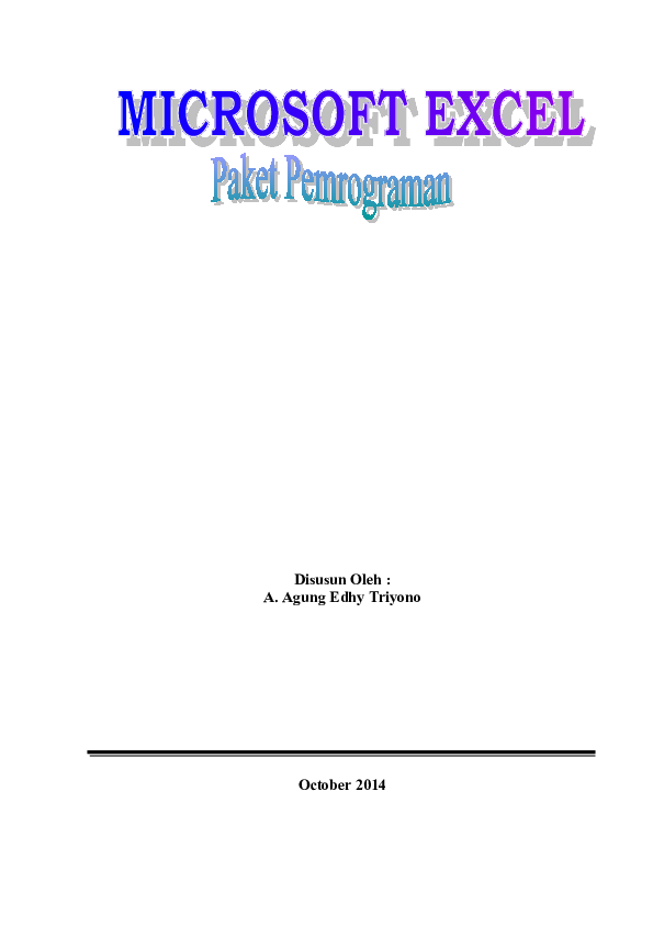 (DOC) EXCEL-Programming