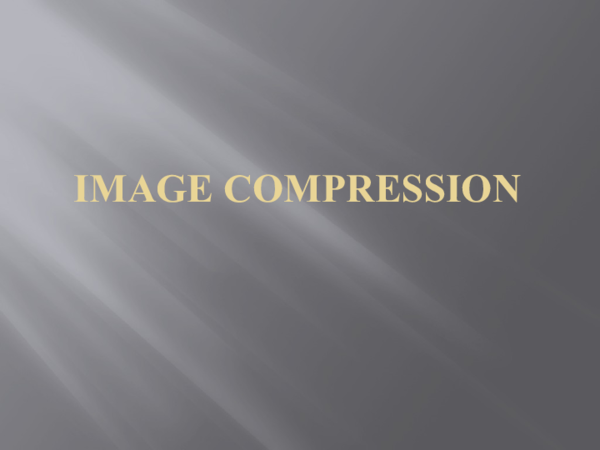 (PPT) Image compression ch