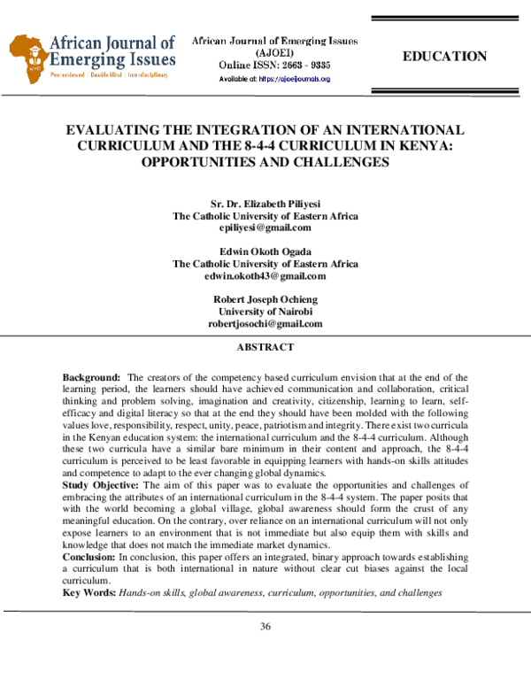 PDF EVALUATING THE INTEGRATION OF AN INTERNATIONAL CURRICULUM AND THE 8 4 4 CURRICULUM IN pdf-evaluating-the-integration-of-an-international-curriculum-and-the-8-4-4-curriculum-in