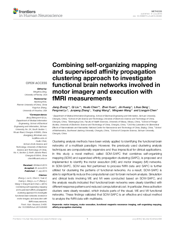 Pdf Combining Self Organizing Mapping And Supervised Affinity Propagation Clustering Approach