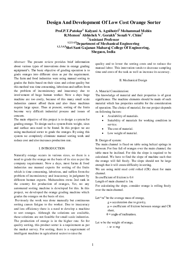 (PDF) Research Paper (Mechanical)