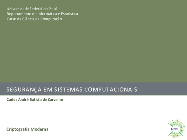 (PDF) Criptografia Moderna