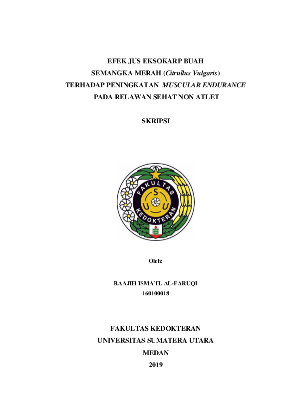 (PDF) Efek Jus EKsokarp Buah Semangka (Citrullus vulgaris) Terhadap ...