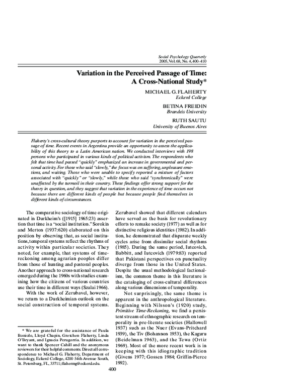 (PDF) Cross-National Study