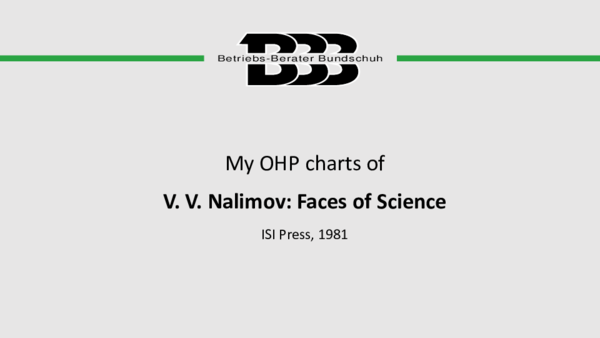 (PDF) my OHP charts of Nalimov: Faces of Science