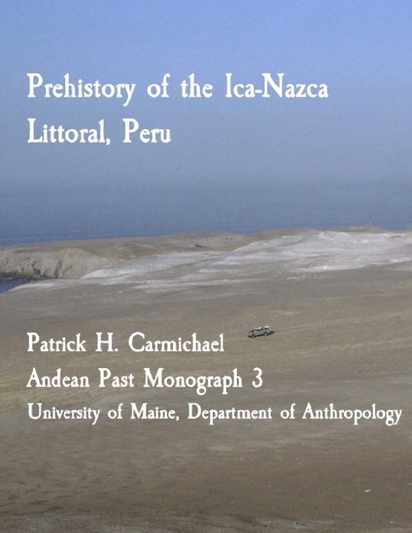 (PDF) PREHISTORY OF THE ICA-NAZCA LITTORAL, PERU