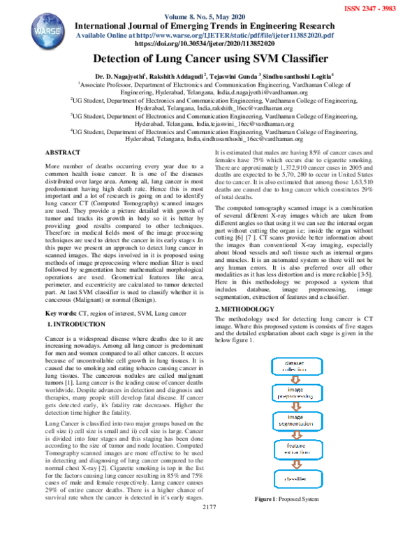 Pdf Lung Cancer Detection Using Marker Controlled Watershed With Svm Humayan Kabir Rana And
