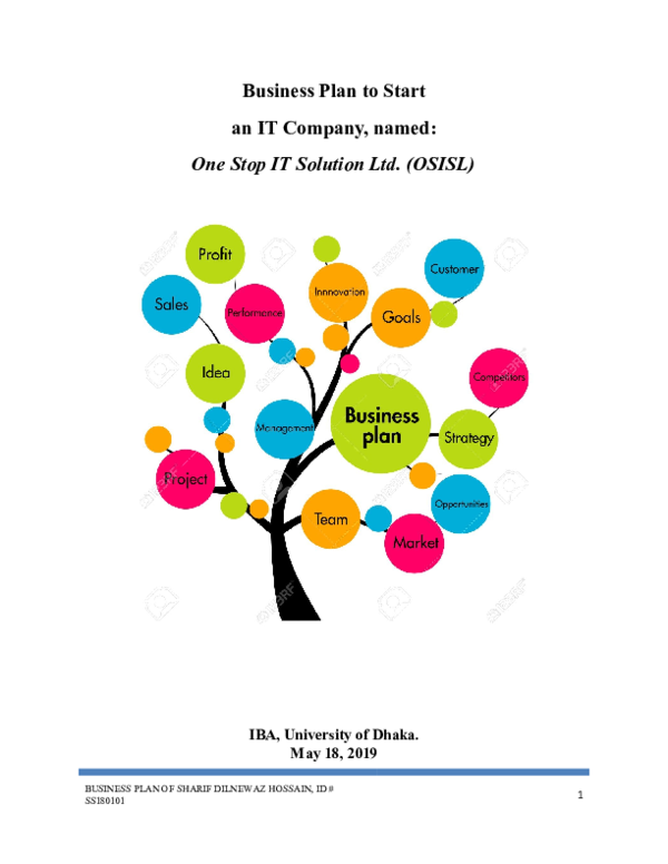 (DOC) Business Plan to Start an IT Company