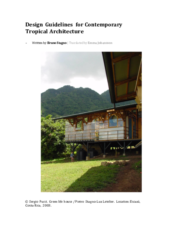 Tropical Architecture Principles