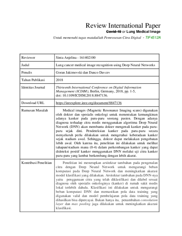 (PDF) Review International Paper Image Processing on Medical Image