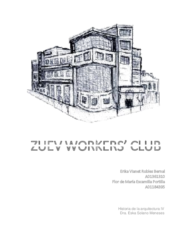 (PDF) Zuev Workers' Club