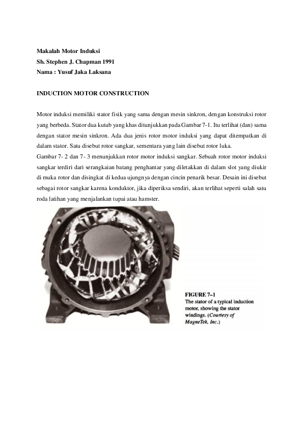 (PDF) Motor Induksi