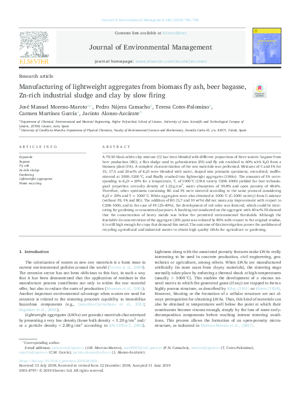 (PDF) Journal of Environmental management