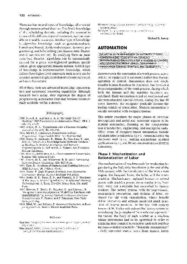 (PDF) Automation