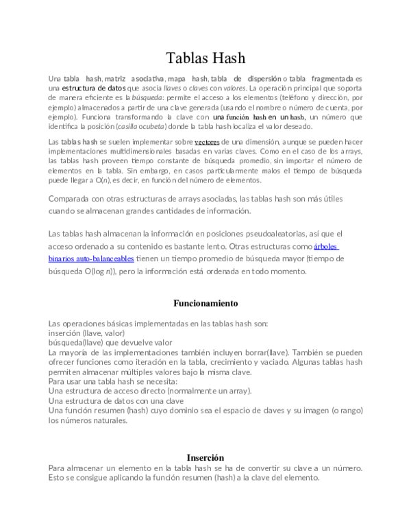 (DOC) Investigación Tablas Hash
