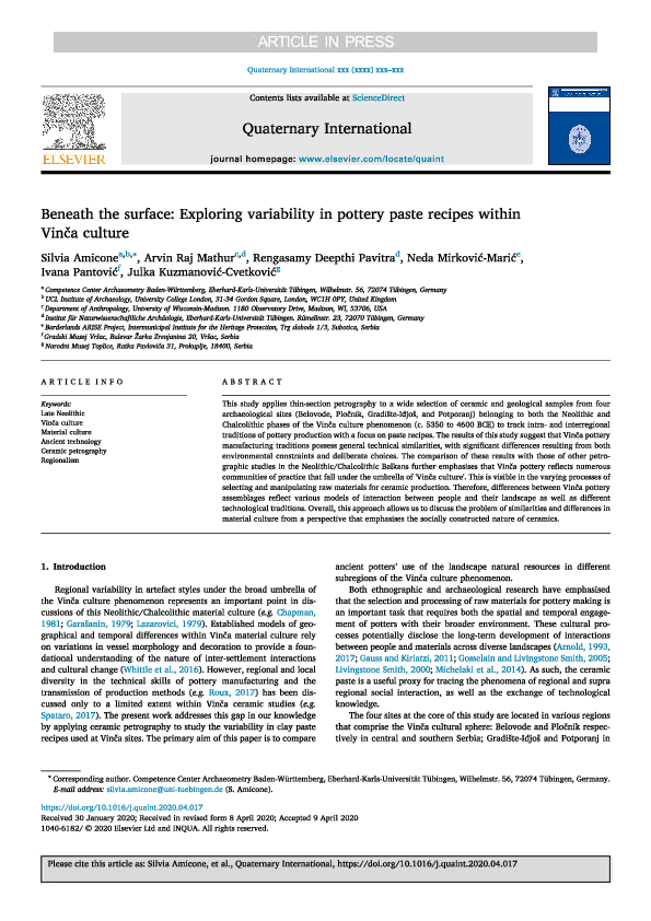 (PDF) Amicone, S., Raj Mathur, A., Deepthi Pavitra, R., Mirković-Marić ...