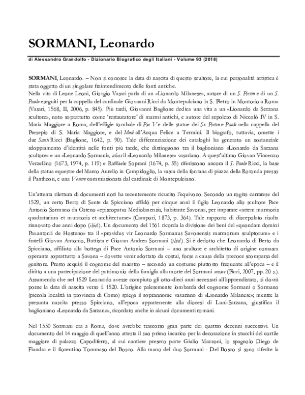 (PDF) SORMANI, Leonardo