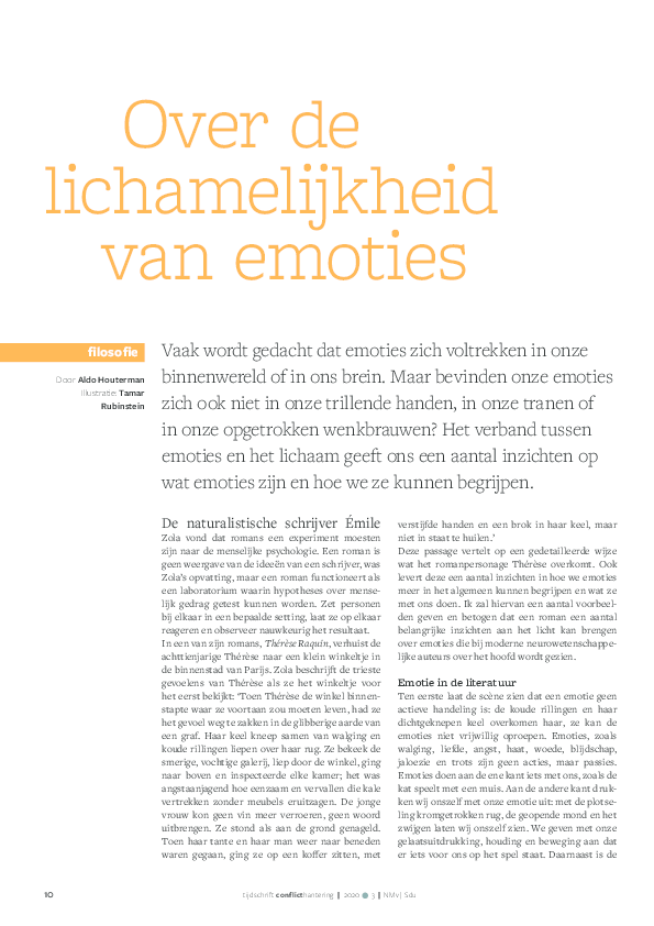 (PDF) Over de lichamelijkheid van emoties