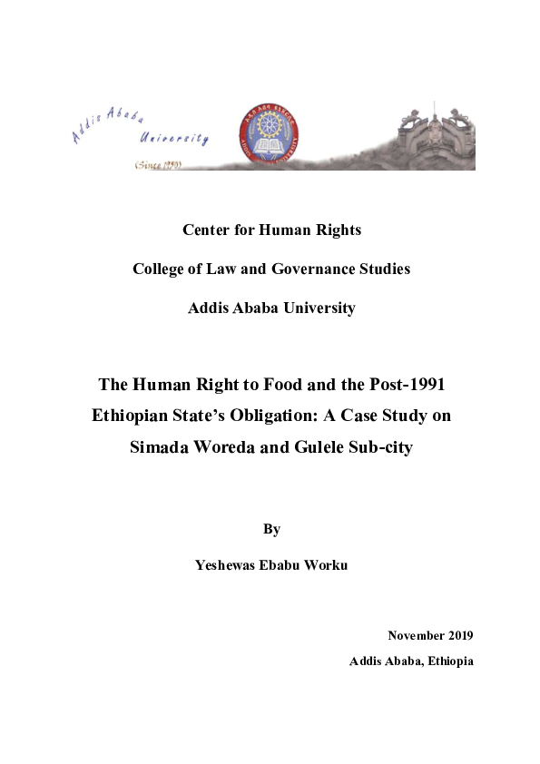 (PDF) The Human Right to Food