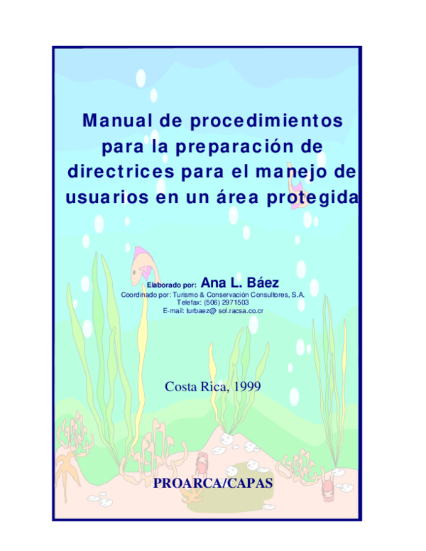 (PDF) Directrices manejo usuarios Ana B†ez