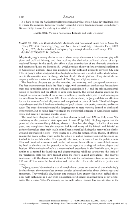 (PDF) The Penitential State: Authority and Atonement in the Age of ...