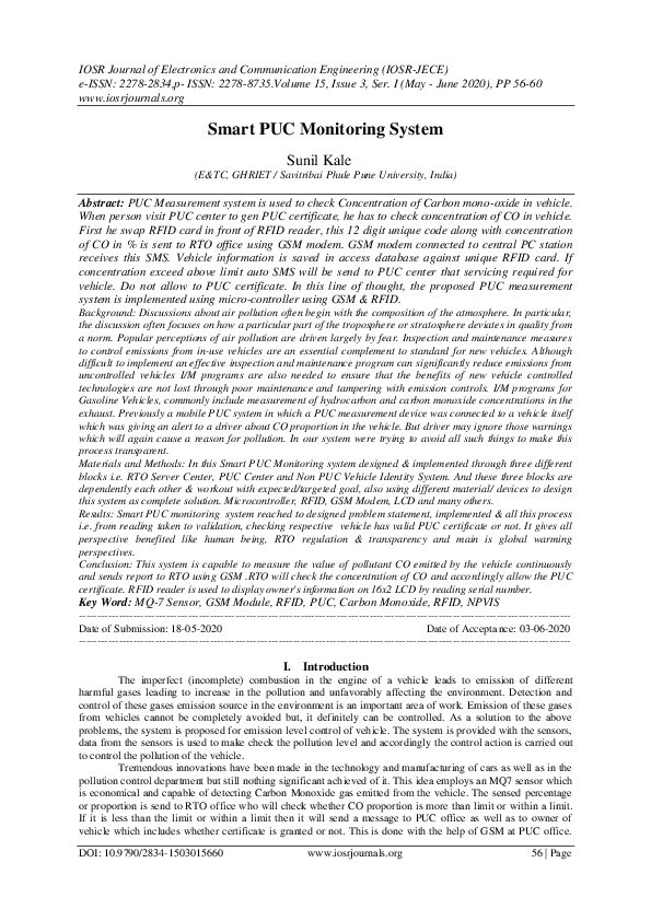 (PDF) Smart PUC Monitoring System