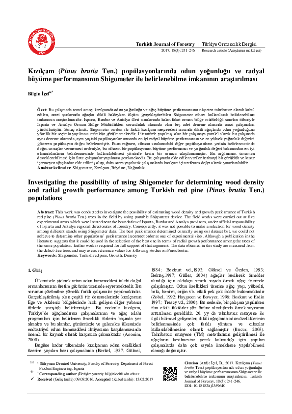 (PDF) Investigating the possibility of using Shigometer for determining ...