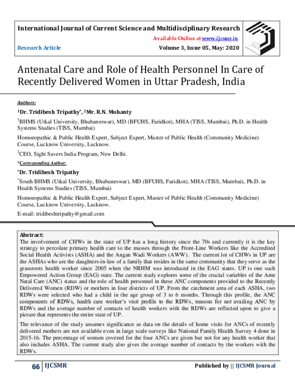 (PDF) International Journal of Current Science and Multidisciplinary ...