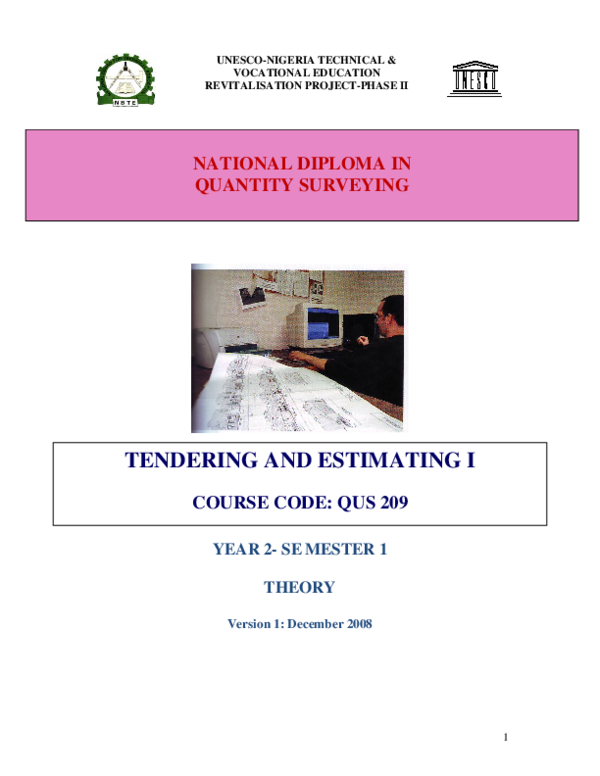 (PDF) UNESCO-NIGERIA TECHNICAL & VOCATIONAL EDUCATION REVITALISATION ...