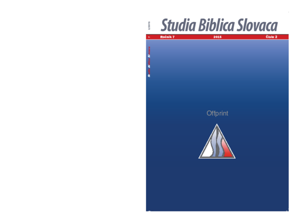 (PDF) Tripartite Creation in Sirach 16:26–17:4