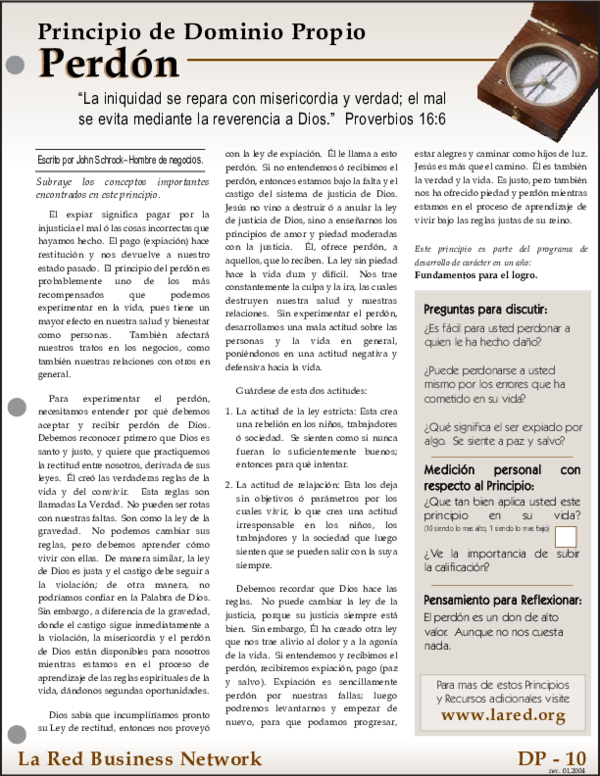 (PDF) Principio de Dominio Propio