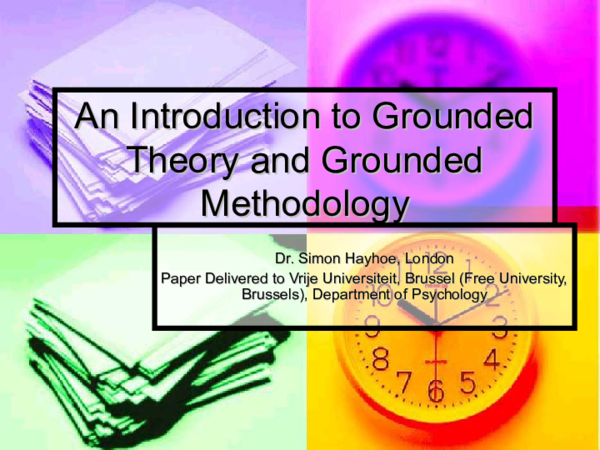 (PPT) An Introduction to Grounded Theory