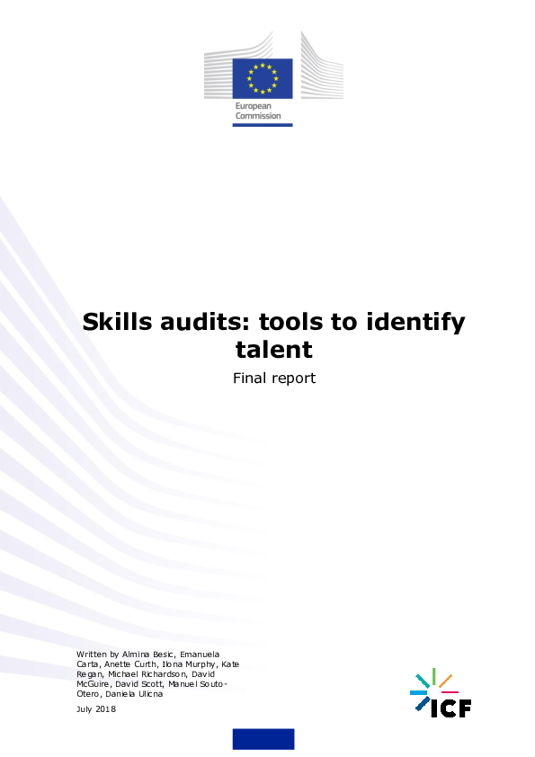 (PDF) Skills audits: tools to identify talent Final report