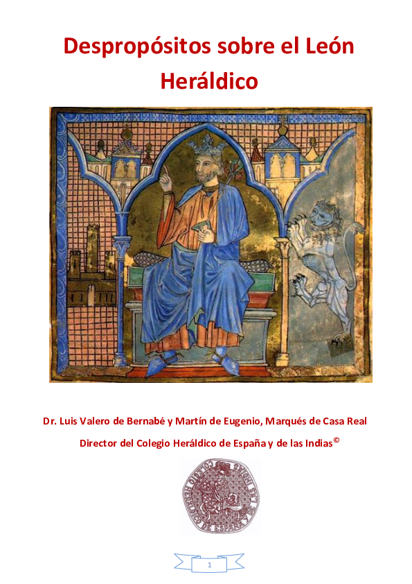 (PDF) Despropositos sobre el Leon Heraldico