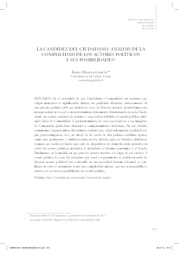 (PDF) La candidez del ciudadano
