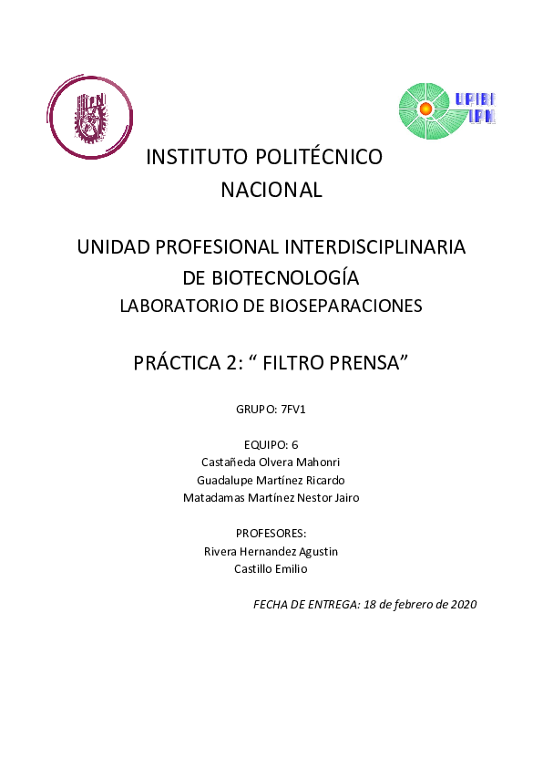 (PDF) INSTITUTO POLITÉCNICO NACIONAL UNIDAD PROFESIONAL INTERDISCIPLINARIA DE BIOTECNOLOGÍA ...