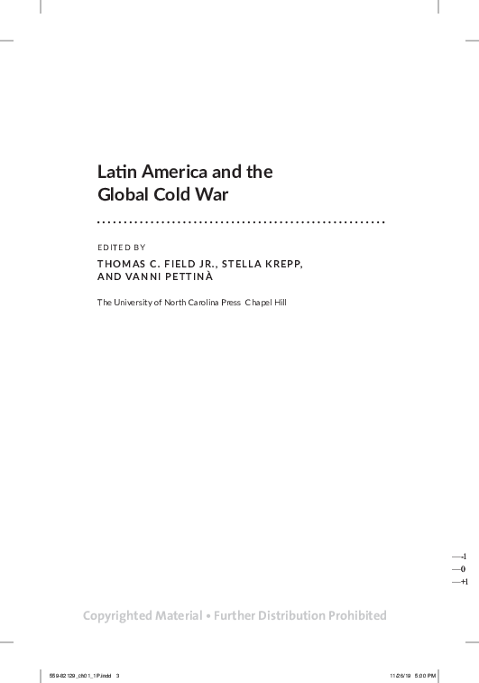 (PDF) Between Nationalism and Internationalism: Latin America and the ...
