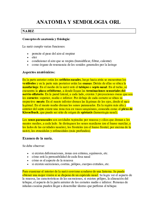 (DOC) ANATOMIA Y SEMIOLOGIA ORL NARIZ