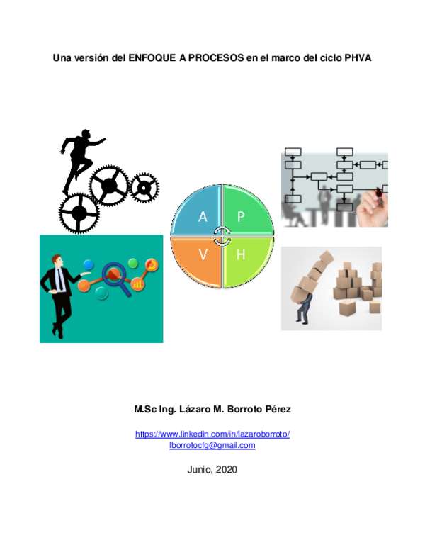 (PDF) Una versión del ENFOQUE A PROCESOS en el marco del ciclo PHVA