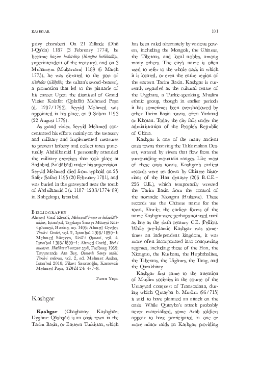 (PDF) Kashgar