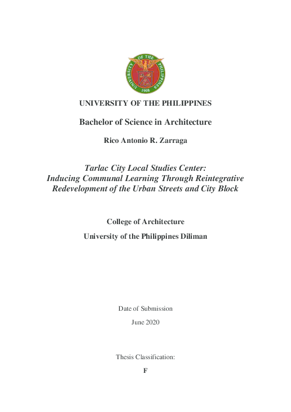 (PDF) Tarlac City Local Studies Center: Inducing Communal Learning ...