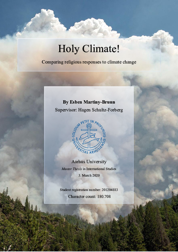 (PDF) Holy Climate! Comparing Religious Responses to Climate Change
